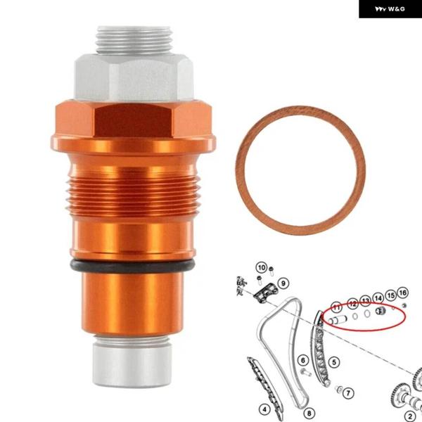 マニュアル タイミングカム チェーン テンショナー アジャスター KTM 250 350 400 450 505 530 SX-F EXC-F XC-F XCF-W /SIX-DAYS SMR 2005-2023 カスタム パーツ アクセサ...