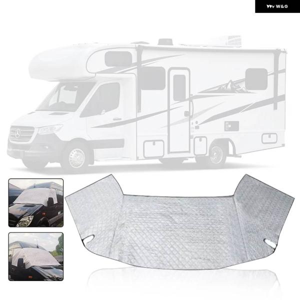 RV フロントガラス カバー メルセデス ベンツ スプリンター 2007-2016 モーターホームRV フロントガラス 窓 積雪カバー 氷と雪 フロントウィンド カスタム パーツ アクセサリーProduct application scen...