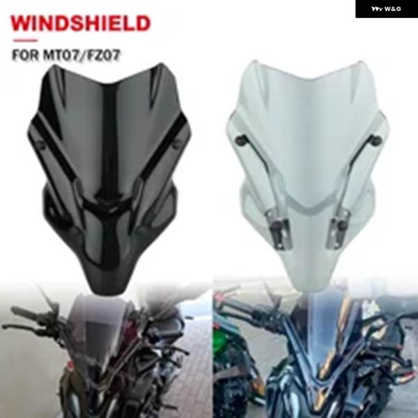 オートバイ 風防 ダブルバブル ウィンドスクリーン ブラケット 付き ヤマハ MT07 FZ07 MT ウィンド ディフレクター プロテクター カスタム パーツ アクセサリーHigh-concerned chemical:NoneItem ...