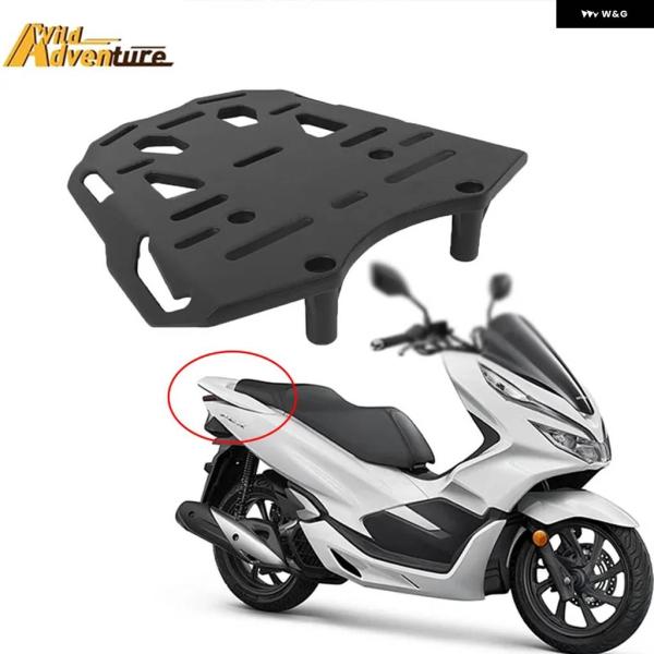 オートバイ リアラゲッジケースラック ホンダ PC X150PC X160PC X 150PC X 160 トップ ボックス リアテール ブラケット トランク ホルダー カーゴプレート カスタム パーツ アクセサリーHigh-concern...