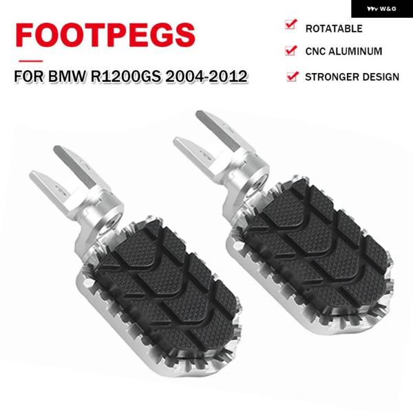 オートバイ アルミ製 フットレスト フットペグ BMW R1200GS OC 2004-2012 R1200GS R1200GS フットレスト ペグ ペダル ゴム カスタム パーツ アクセサリーYear:2004Item Weight:0....