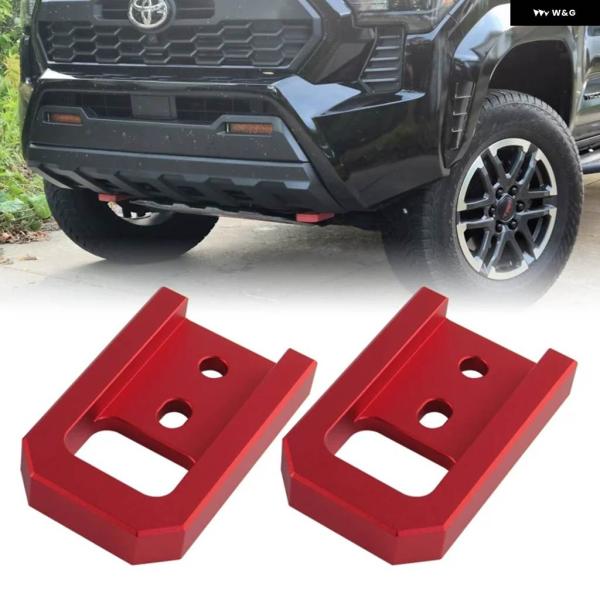 牽引フック 車用牽引フック トヨタ タコマ 2024-2026 / 4RUNNER 2025-2026 2.4L レッド カスタム パーツ アクセサリーItem Weight:0.97kgItem Height:6cmItem Width:...