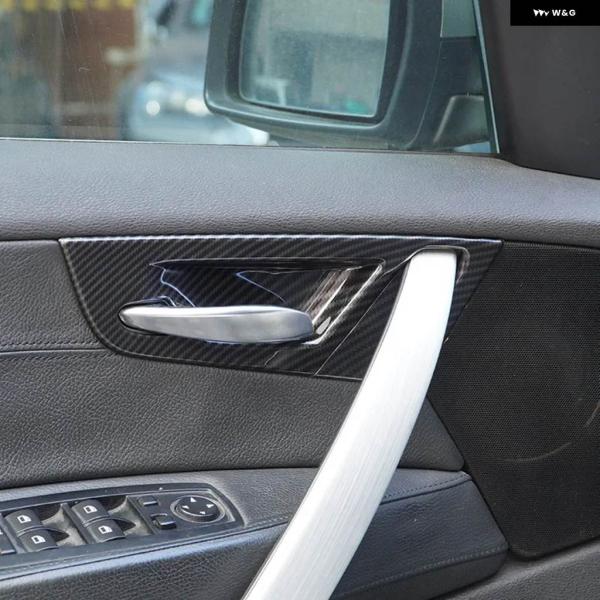 BMW X3 E83 2006/10/01 ABS ABSカーボン車内ドアボウルカバー トリム ステッカー カーアクセサリー カスタム パーツ アクセサリーHigh-concerned chemical:NoneItem Weight:30...