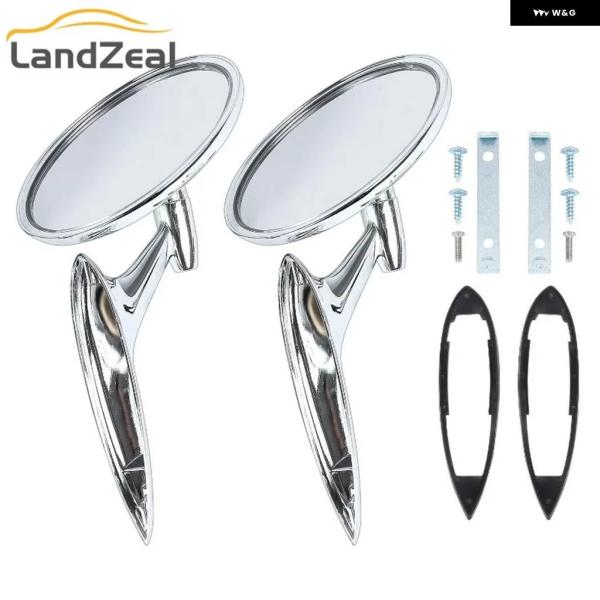 654394765672 2個 ラウンドボウタイ アウトサイドバックミラー リブベース 1963-1964 シボレー インパラ カスタム パーツ アクセサリーHigh-concerned chemical:NoneOrigin:Mainla...