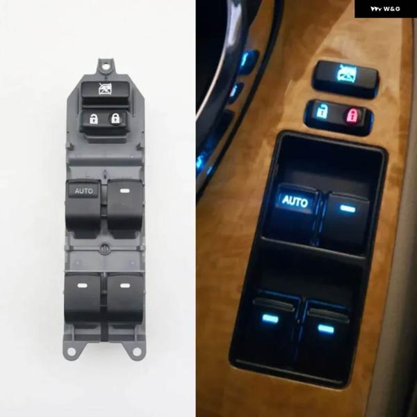 トヨタ RAV4 カムリ カローラ ヤリス ヴィオス ハイランダー LED ライト付きパワーウィンドウ ボタン スイッチ 左ハンドル 車 カスタム パーツ アクセサリーHigh-concerned chemical:NoneSpecial ...