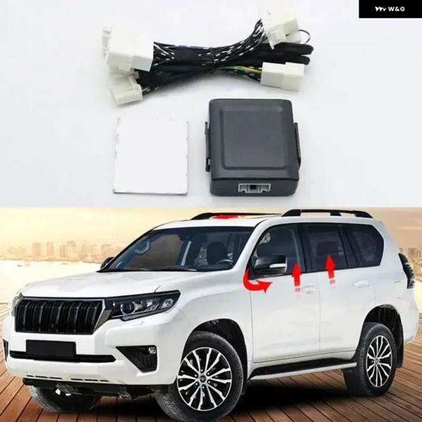 トヨタ ランドクルーザー プラド LC150 2010-2017 2018-2023 ウィンドウクローザーミラー 自動 折りたたみ スピードロック モジュール LHD カスタム パーツ アクセサリーHigh-concerned chemic...