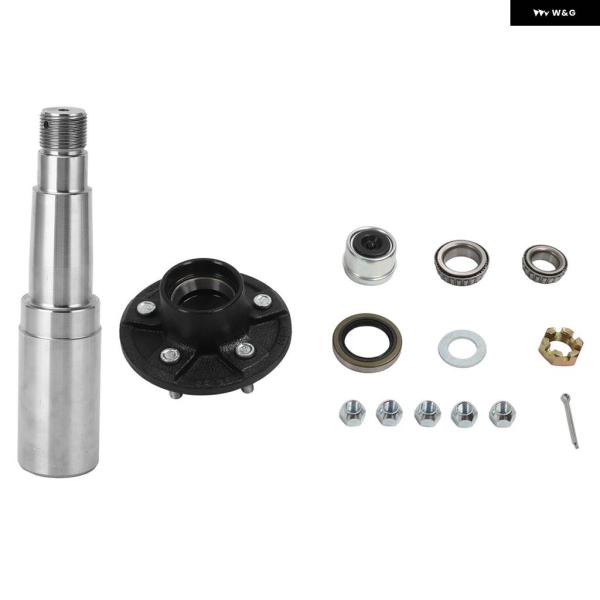 トレーラー 車軸キット 3500ポンド 25MM35MM 堅牢な 金属トレーラー アイドラーハブキット 振動防止 5スタッド 4.5インチボルト 貨物ボート カスタム パーツ アクセサリーHigh-concerned chemical:No...