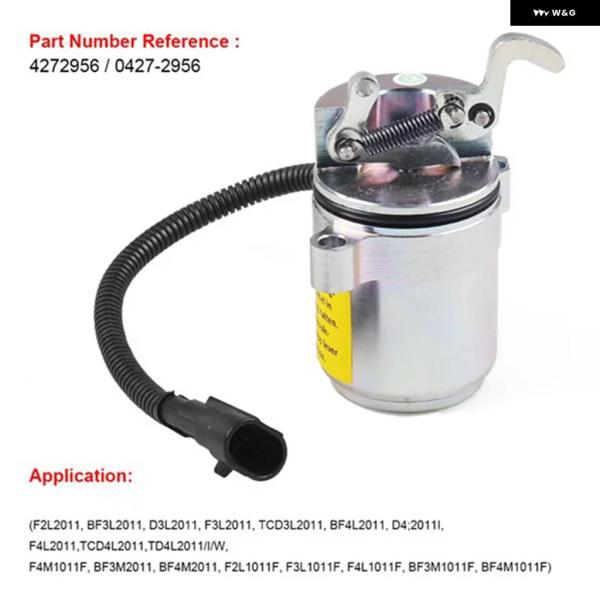 DEUTZ F2L2011 BF3L201 燃料遮断 ソレノイド バルブ 12V 04272956 BX101959 0427 2956 エンジン ブーム カスタム パーツ アクセサリーHigh-concerned chemical:Non...