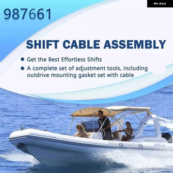 アンダー シフト ケーブル アセンブリ キット OMC COBRA STERNDRIVE 1986-1993 987661 21715 27-00475 交換 カスタム パーツ アクセサリーHigh-concerned chemical:N...