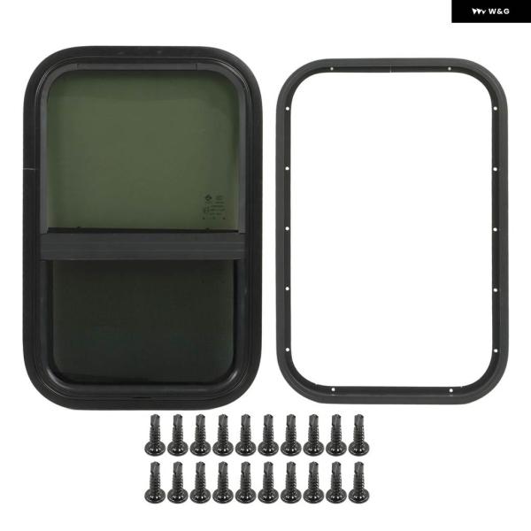 RVウィンドウ 590X390MM 着色強化ガラス 垂直水平スライド キャンピングカー トレーラー 建設車両 カスタム パーツ アクセサリーHigh-concerned chemical:NoneSpecial Features:RV Wi...