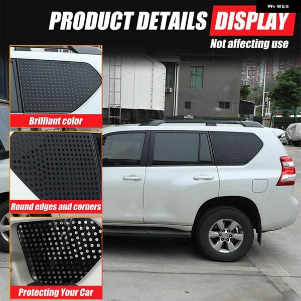 10-23 トヨタ プラド /10-23 レクサス GX リア三角窓ハニカムボード 三角窓 装飾 ボード 2個 カスタム パーツ アクセサリーHigh-concerned chemical:NoneItem Weight:1600gItem...