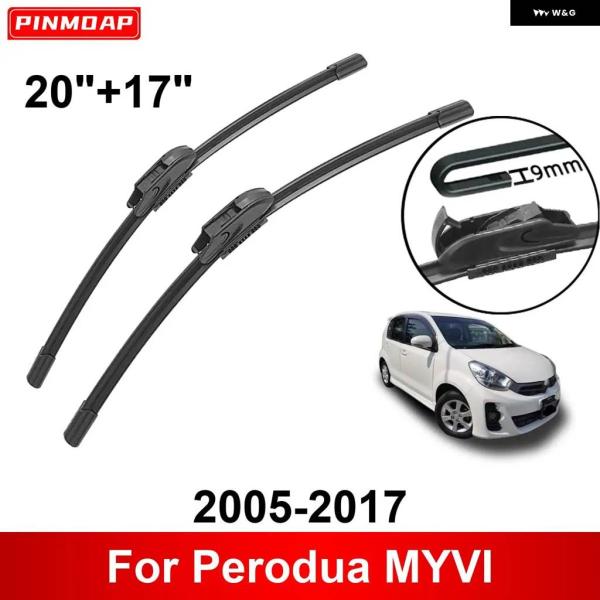 車用 ワイパー PERODUA MYVI 2005-2017 20インチ 17インチ フロント リア ワイパー ブレード ブラシ カッター アクセサリー 2005/08/01 カスタム パーツ アクセサリーHigh-concerned ch...