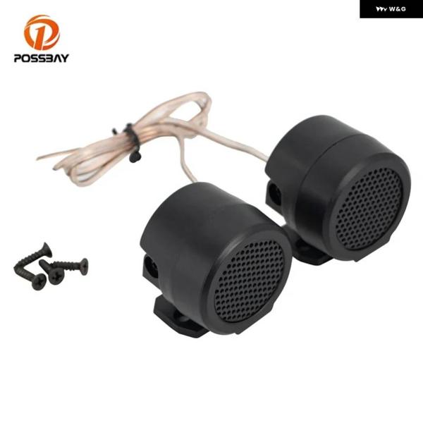 2個ドーム型カーツイーター スピーカー 500W 高効率 ブラック オートホーン オーディオ 音楽 ステレオ スピーカー 12V カー オーディオ システム カスタム パーツ アクセサリーHigh-concerned chemical:No...