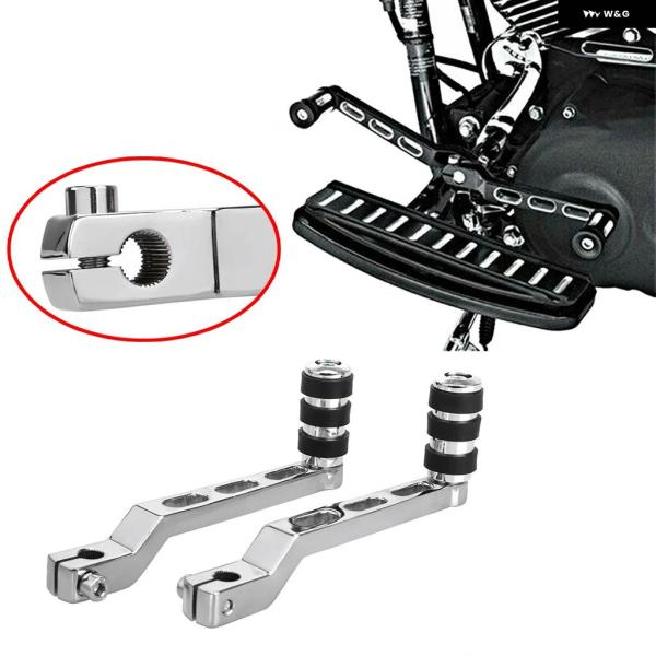 クロームヒールトゥ シフト レバー シフター ペグ ハーレー ツーリング エレクトラストリート ロードグライド キング 1988-2023 ソフテイル FL 1986年以降 カスタム パーツ アクセサリーHigh-concerned che...