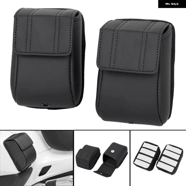 ホンダ GOLDWING 1800 GL1800BD GL1800D GL1800DA GL1800B 2018年以降 ブラック PUレザー バイク 収納 ポーチ バッグ カスタム パーツ アクセサリーHigh-concerned chem...