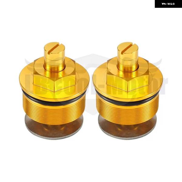 41MM プリロード フォーク キャップ トライアンフ ボンネビル T100 フロント チューブ 六角形調整 フォーク ボルトペア ゴールド シルバー ブラック ブルー レッド カスタム パーツ アクセサリーOrigin:Mainland ...