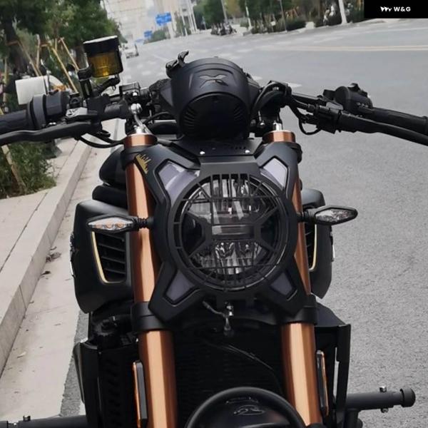 CFMOTO 700 CLX 700 CL_X 700 700CLX CLX700 2020 - 2023 - 25 バイク ヘッドライト ガード グリル カバー プロテクター カスタム パーツ アクセサリーProtective parts...