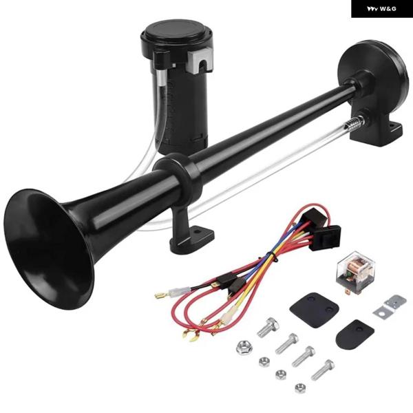 150DB 24V トレインホーン トラック シングルトランペット トラック エアホーン24V車両列車車船舶ボート大型 トラック 17インチ カスタム パーツ アクセサリーOrigin:Mainland China150Db 24V Tra...