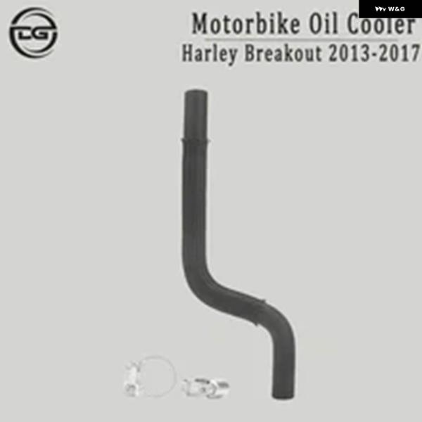 ブラック オイルクーラー ホース オイルドレン ホース ゴム バイク ハーレー ブレイクアウト 2013-2017 ハーレー ソフテイル ファットボーイ 09-17 カスタム パーツ アクセサリーHigh-concerned chemica...