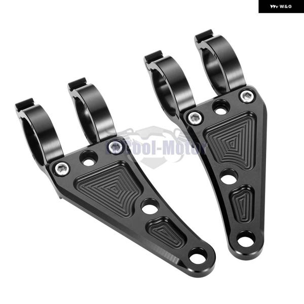 M8 フォーク チューブ ヘッドライト マウント ブラケット クランプ ドゥカティ 27MM/30MM/31/33MM/35MM/36MM/37MM/38MM/39MM/41MM/43/45/46/48/49MM カスタム パーツ アクセサ...