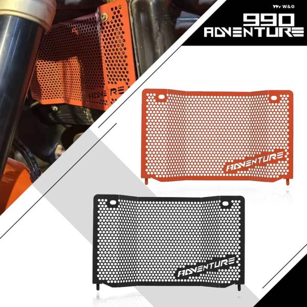 KTM 950 ADVENTURE 2003-2004-2005-2006 990 ADVENTURE R 2006-2013 バイク アクセサリー ラジエーター ガード グリル カバー プロテクター カスタム パーツ アクセサリーProt...