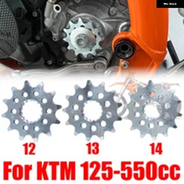 バイク フロント スプロケット ギア 12 13 14トゥース KTM SX SXF XCF XCW XCF-W MXC EXC EXC-F 6日 125 150 250 300 350 450 530 カスタム パーツ アクセサリーHig...