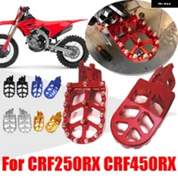 ホンダ CRF250RX CRF450RX CRF450 CRF250 RX CRF 250 450 RX CRF 250RX 450RX アクセサリー 足元ペグ ペダル レスト フットレスト フットペグ カスタム パーツ アクセサリーHi...