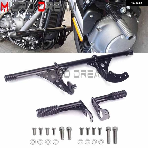 MOTOR HIGHWAY FRONT CRASH BAR ピリオンシート バンパー ハーレー ソフテイル ローライダー FXLR S 114 117 FXLRS ST 117 FXLRST 2018-2023 カスタム パーツ アクセサリ...