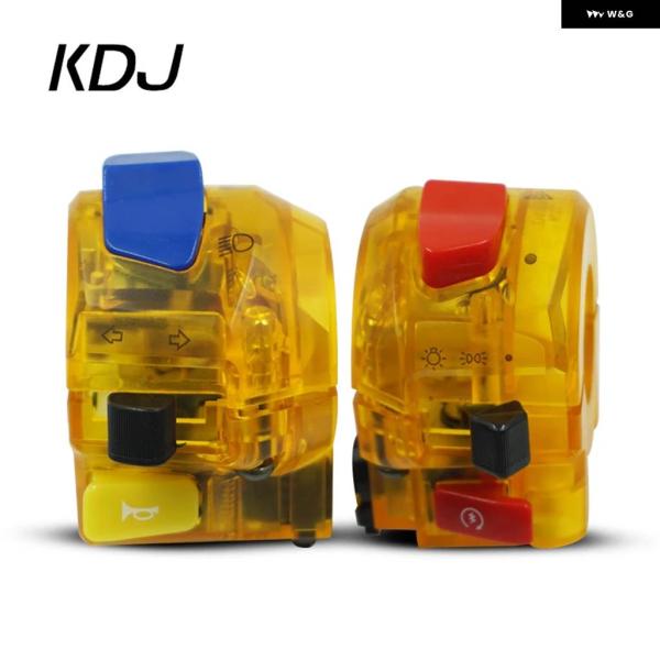 汎用 7/8インチ 22MM オートバイ スイッチ ハンドルバー ウィンカーライト ヘッドライト スタート コントロール スイッチライト満灯 カスタム パーツ アクセサリーHigh-concerned chemical:NoneSpecia...