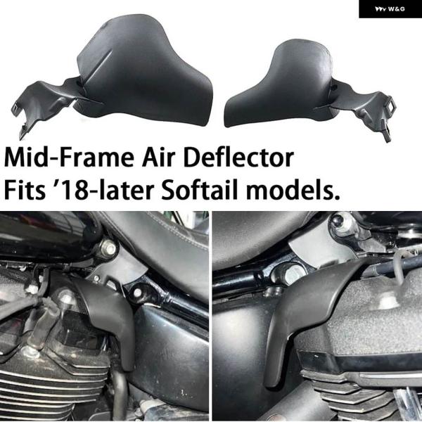ハーレー ソフテイル ブレイクアウトストリート ボブ ファットボブ ローライダー FXBR 2018-2024 ミッド フレーム エア ディフレクター アンダーシート エンジン カスタム パーツ アクセサリーProtective parts...