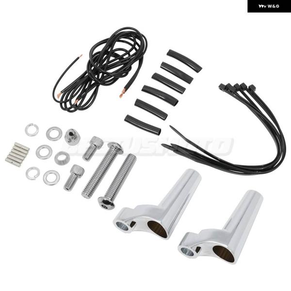 1988年以降 オートバイ 前方方向転換シグナル ブラケット ハーレー ダイナスーパーグライド FXDB スポーツスター XL883 XL1200配置 カスタム パーツ アクセサリーProtective parts:OtherHigh-co...