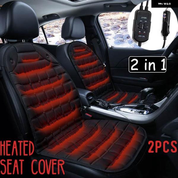 ダブルシート 12V 汎用 高速電気ヒーター 車用ヒーター シートカバー 冬用 パッド クッション 自動車 スタイリング パッド カスタム パーツ アクセサリーFilling:NoneTarget Pet:NoneThickness:Sta...