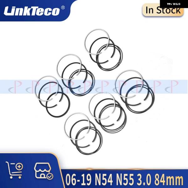 6X エンジン 部品 ピストンリングセット キット 06-19 N54 N55 3.0L L6 ガソリン BMW 535I 530I 640I 740I X1 X3 X4 X5 X6 Z4 N54B30 N55B30 カスタム パーツ アク...