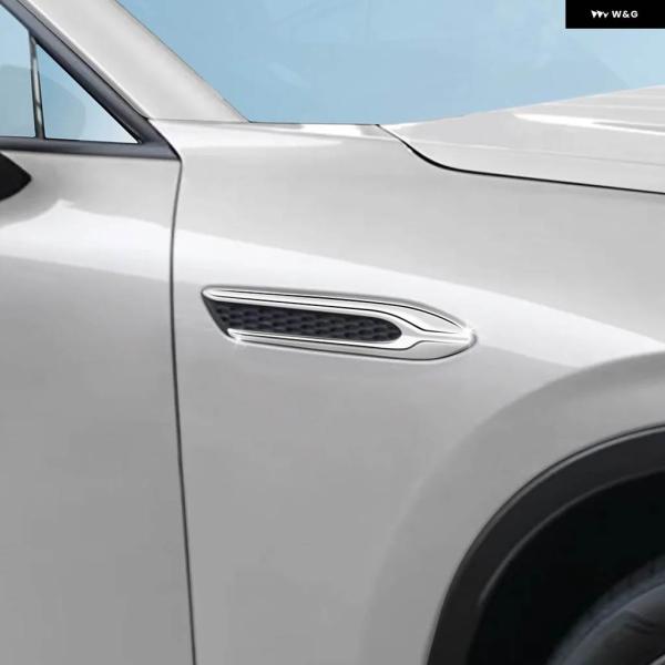 マツダ CX-60CX60CX 60 2022年2023年2024年用 フロントエアフローベントフェンダーリーフボード 装飾 ステッカー サイドウイング エアベント カバー カスタム パーツ アクセサリーHigh-concerned che...