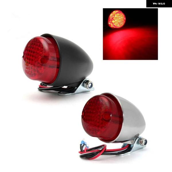 12V オートバイ リアライト LED レトロメタルリア ブレーキライト クルーズプリンスカーリアテールランプ バイク カスタム パーツ アクセサリーBattery Included:NoModel Name:ABSOrigin:Mainl...