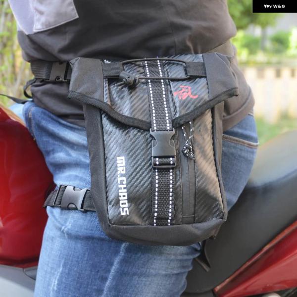 ファストライダー メンズ オックス フォード ウエストバッグ ドロップ 太もも レッグバッグ ポーチベルト ヒップバムバッグ バイク ライダー クロスボディ メッセンジャーショルダーバッグ カスタム パーツ アクセサリーHigh-conce...