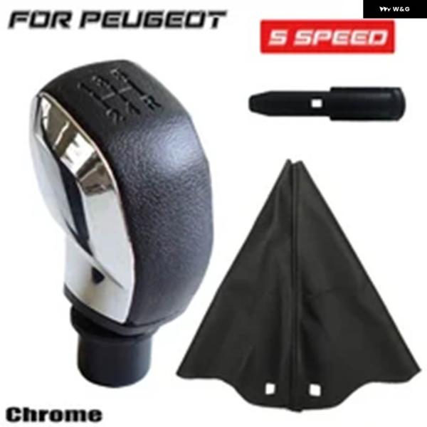 レザー ギア シフト ノブ ゲイター ブーツ カバー プジョー 106 107 205 206 306 406 307 308 シトロエン ピカッソ C1 C2 C4 C5 ピカッソ カスタム パーツ アクセサリーHigh-concerne...