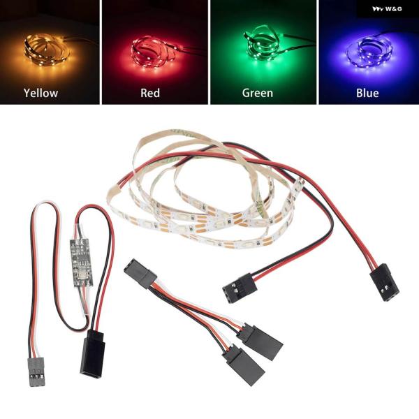 リモート LED ライトストリップ RC 固定翼機 飛行翼機 カスタム パーツ アクセサリーQuantity:2Is Electric:No BatteryIs it charger/adapter:NSize:680Model Numbe...