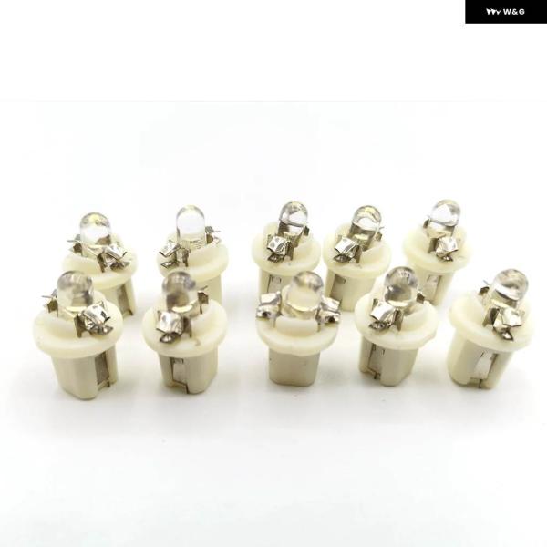 10個 マルチカラー T5 B8.5D SMD LED 車用ライト 発光ダイオード 計器 ダッシュボード 電球 B8.5 DC 12V カスタム パーツ アクセサリーFor Vehicle Brands/Model:UniversalVol...