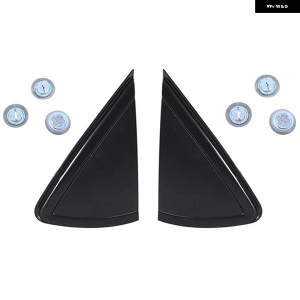 X1/X2 カーウイング ドアサイドリアビューミラー トライアングル トリム カバー コーナー パネル VW POLO 5 MK5 6R 2011-2018 6R0853273A 6R0853274A カスタム パーツ アクセサリーHigh...