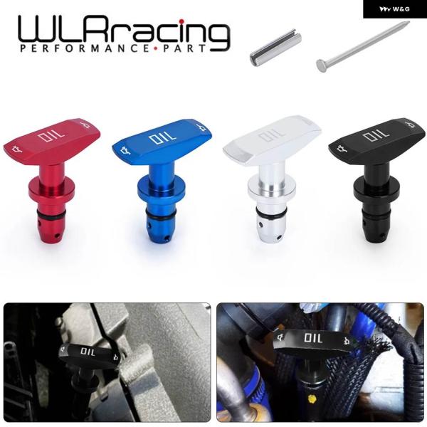 カーオイルディップスティック プルハンドル エンジン オイルプルハンドル アルミ ビレット ブラックブルーレッド 交換 カスタム パーツ アクセサリーSpecial Features:Strength and durability, rus...