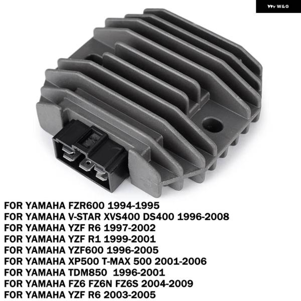 オートバイ レギュレーター 整流器 ヤマハ R6 FZ6 FZ6N TMAX 500 FZR600 YZF600 TDM 850 XP500 FZ6S V-STAR XVS400 DS400 カスタム パーツ アクセサリーSpecifica...
