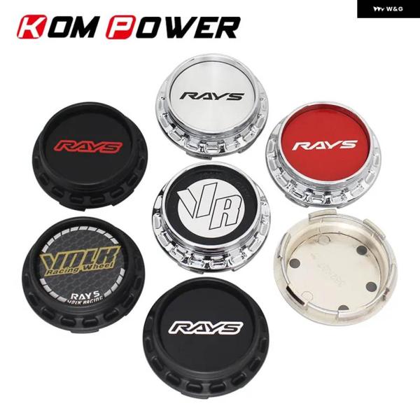 4ピースレイズ センターキャップ リム 67MM 外径/62MM 内径 ボルクレーシングホイール ハブキャップ ホイールカバー リム カスタム パーツ アクセサリーHigh-concerned chemical:NoneBrand Name...