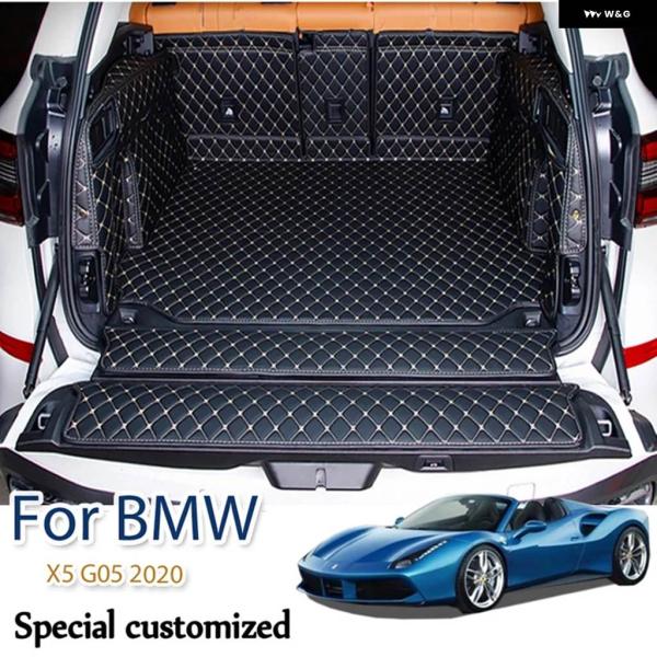 フルセットトランク マット リアドアマット BMW X5 G05 2020 防水 カーゴライナーマット トランク X5 2019 カスタム パーツ アクセサリーHigh-concerned chemical:NoneFilling Mate...