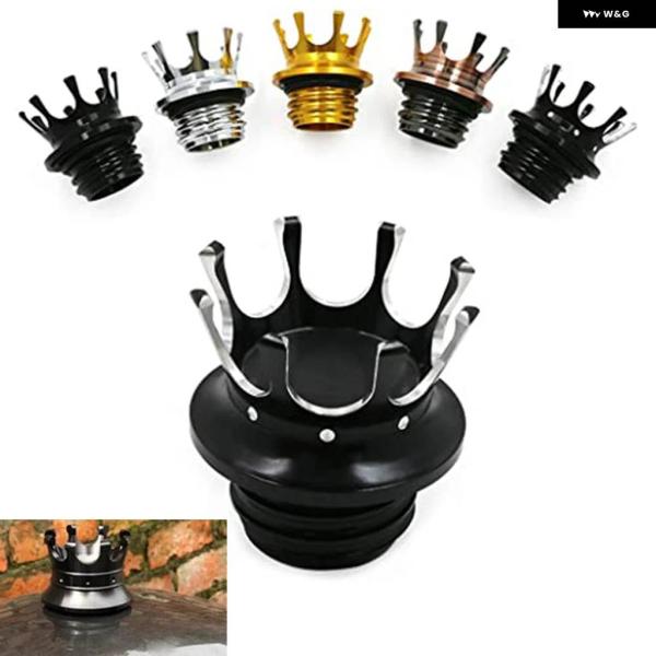 クラウンベンテッド燃料タンクカバー キャップガスキャップ ハーレー スポーツスター 1200 48 DYNA TOURING ROAD KING SOFTAIL CUSTOM対応 カスタム パーツ アクセサリーProtective part...