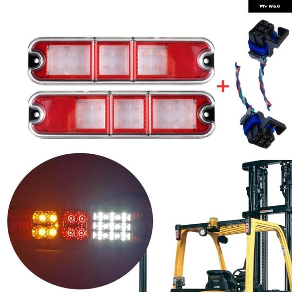 1PAIR 10-80V IP65 LED フォーク リフト テールライト リアストップライト リバースライト リンデハスター フォーク リフト部品ハングチャ カスタム パーツ アクセサリーFor Vehicle Brands/Model:...