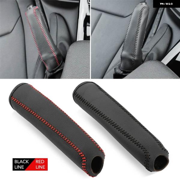 レザーハンドブレーキカバースリーブフィアット プント 500 STILO BRAVO GRANDE PUNTO PALIO PANDA LINEA UNO MAREA EVO カスタム パーツ アクセサリーOrigin:Mainland C...