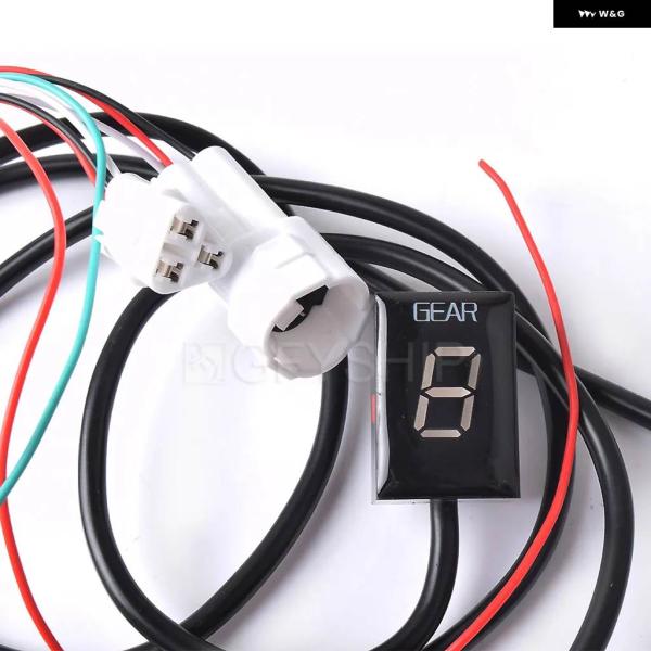 KAWASAKI ZX12R 2000-2003 VN1500 01-08 VN1600 03-09 VULCAN 1500 1600 バイクギアインジケーターデジタル1-6レベルギアメーター カスタム パーツ アクセサリーSpecial ...