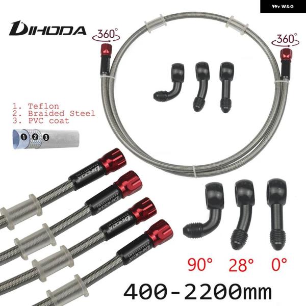 クリアシルバー AN3 編組ブレーキホース バイク 油圧クラッチチューブ マスターシリンダー ブレーキオイル ドットパイプ 強化レーシング カスタム パーツ アクセサリーHigh-concerned chemical:NoneYear:20...