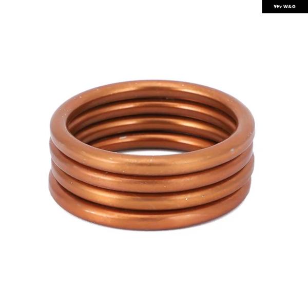 排気ガスケット 4個パック 18291-MN4-920 ホンダ ST1300 CTX1300 VF1100S VF1100C ST1100 VF1000R CBR900RR CB900F CB650 カスタム パーツ アクセサリーHigh-...